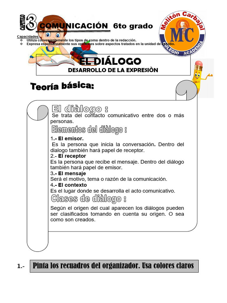 Comunicación Class 6to Grade | PDF | Comunicación humana | Aprendizaje