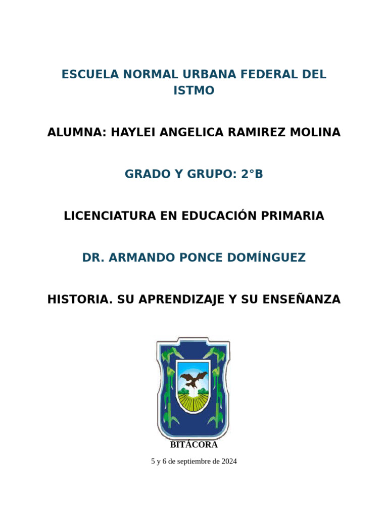 biacora | PDF | Aprendizaje | Maestros