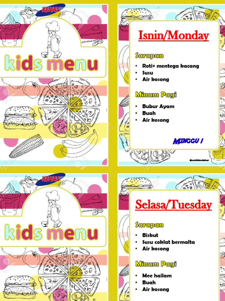 Menu Harian | PDF