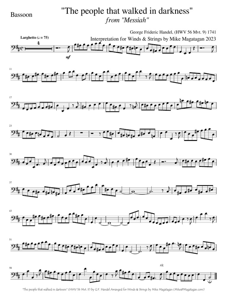 "The People That Walked in Darkness" | PDF | Music Based On The Bible ...