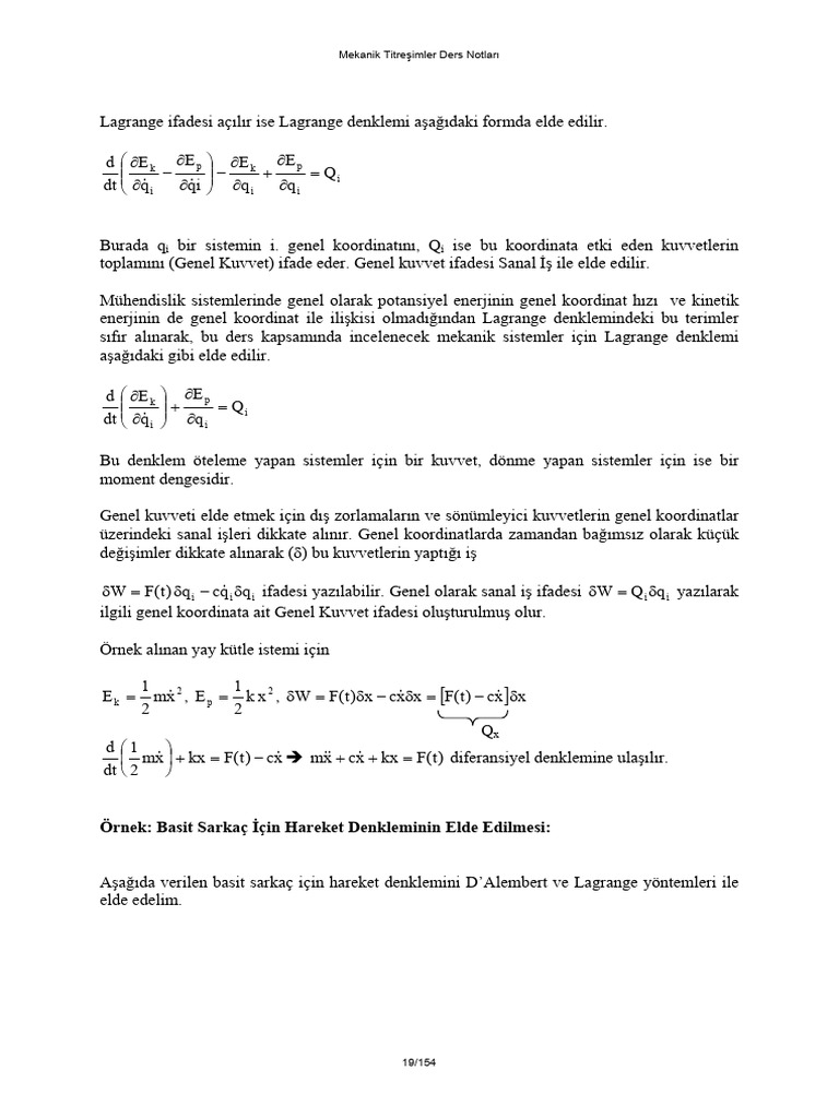 Titreşim Soru | PDF