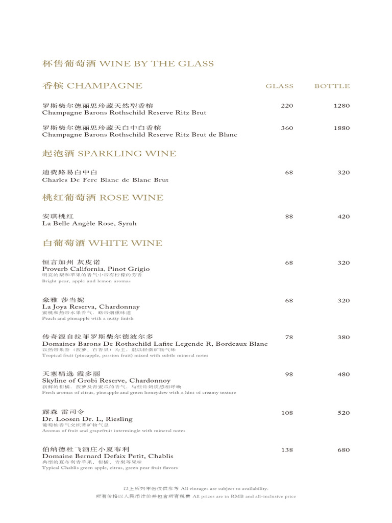 Master Wine Menu 178X332 | PDF | Champagne | Grape Varieties