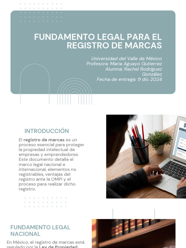 Registro de Marcas: Fundamento Legal y Proceso | PDF | Organización ...