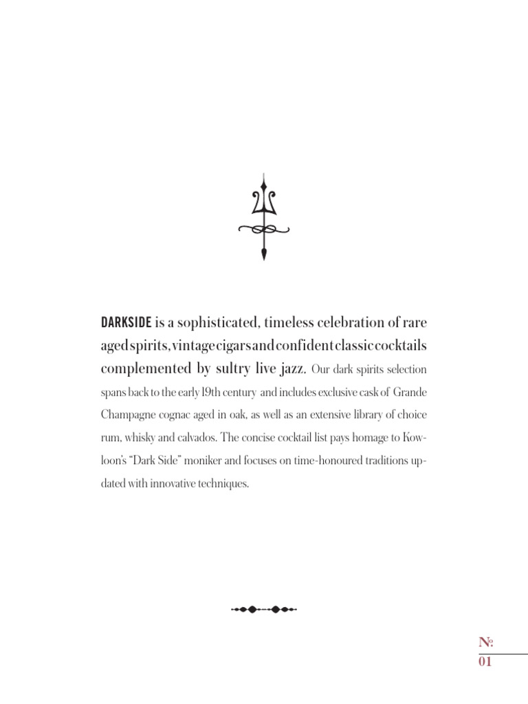 Darkside Drinkmenu May2022 | PDF | Bourbon Whiskey | Whisky