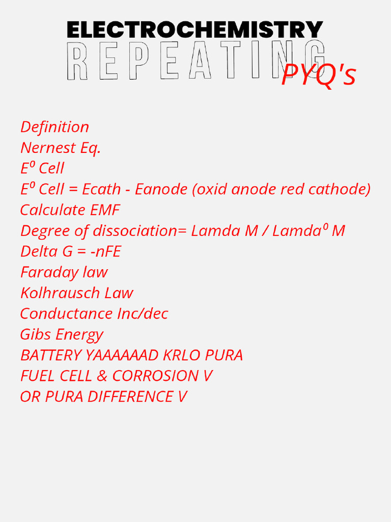 Electro Pyq | PDF