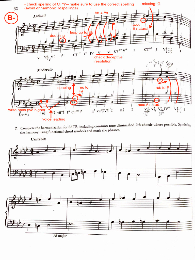 Harmony ARCT Asst 02 RCM | PDF | Musical Compositions | Pitch (Music)