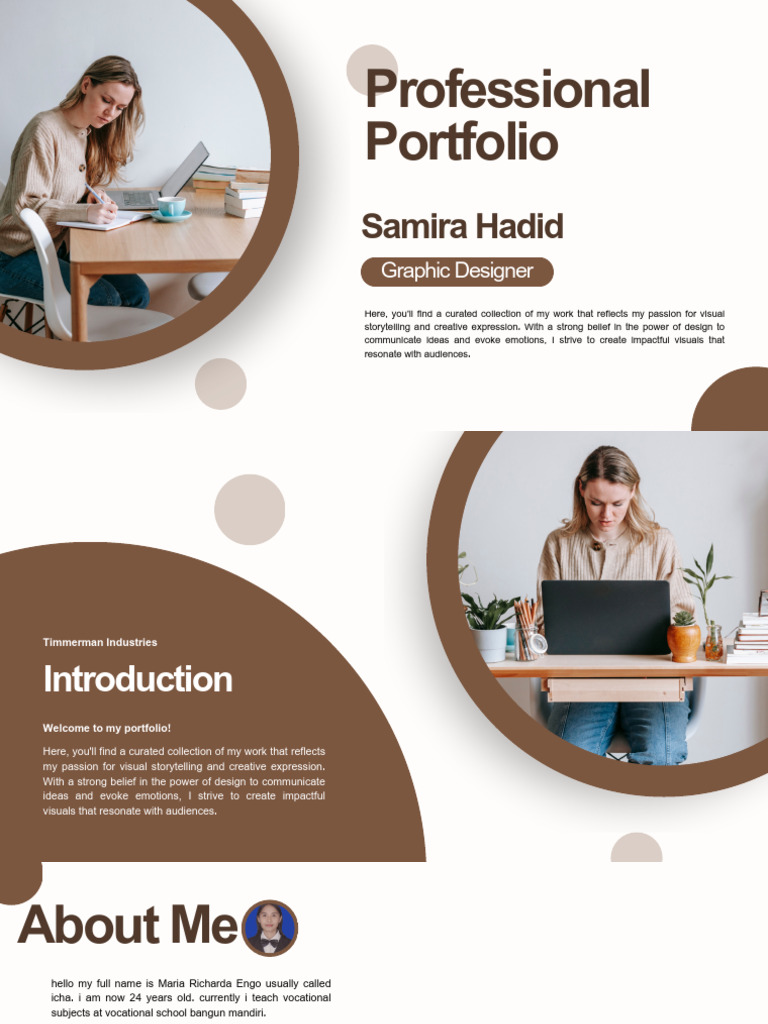 Samira Hadid's Graphic Design Portfolio | PDF | Graphic Design | Web Design