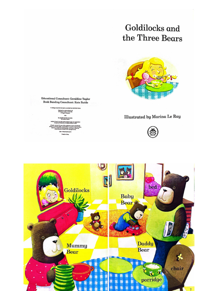 Goldilocks and The Three Bears | PDF