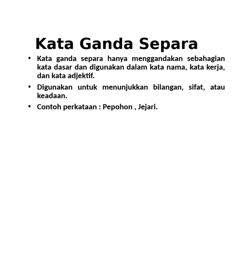 Kata Ganda Separa | PDF