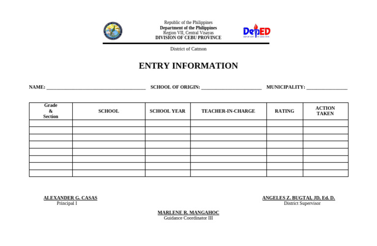 Brown Envelope Report Card Template | PDF
