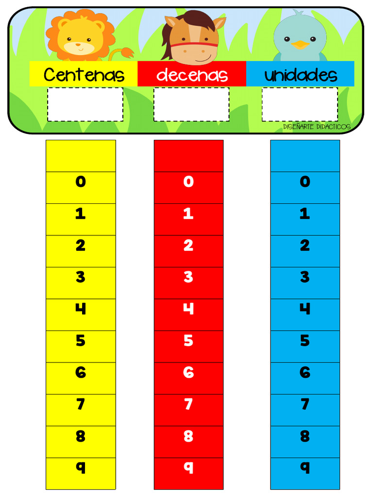 Tabla Valor Posicional Animada | PDF