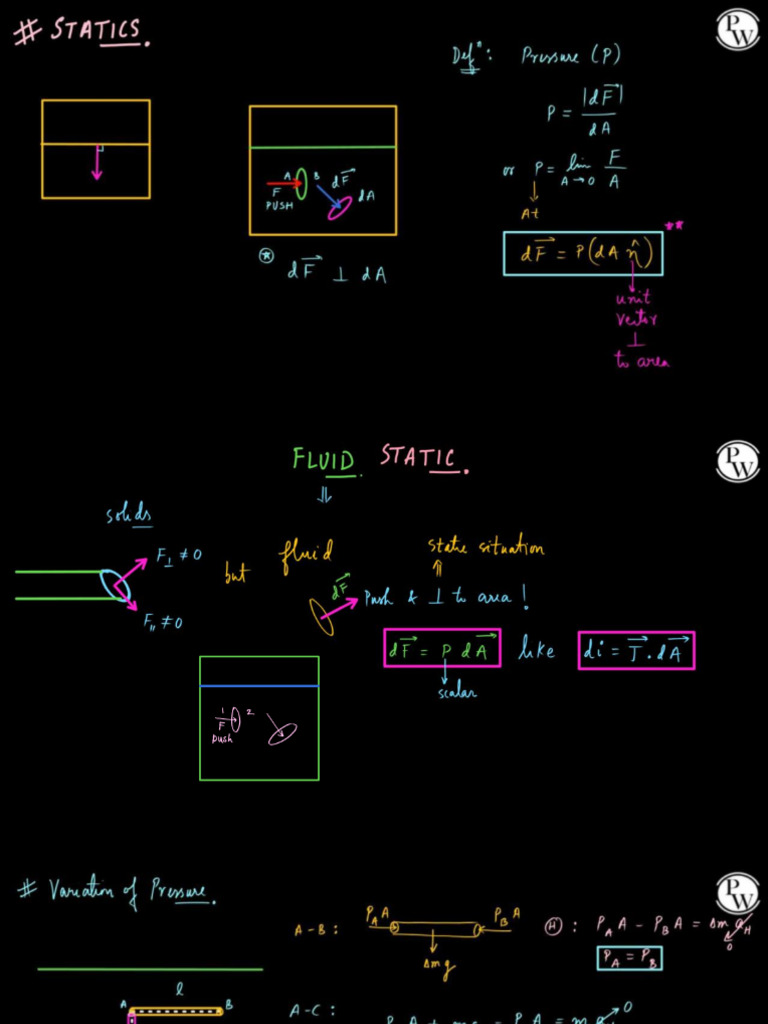 Fluid Statics | PDF