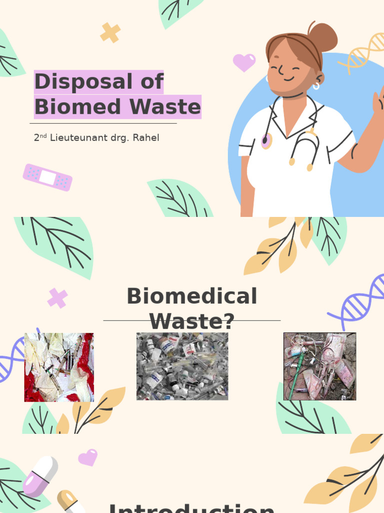 Biomedical Waste Disposal Guidelines | PDF