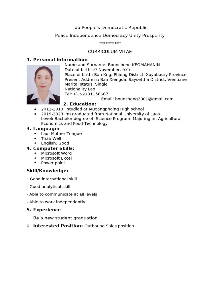 Lao People | PDF