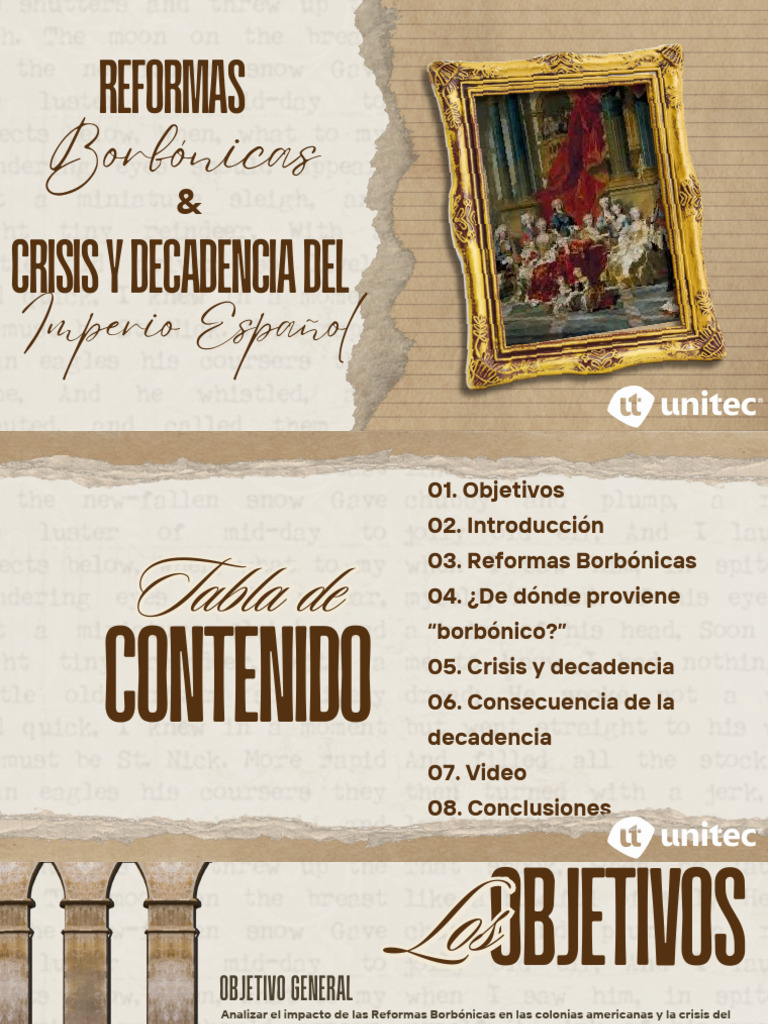 Reformas Borbónicas y Crisis del Imperio | PDF | Imperio español | Casa ...