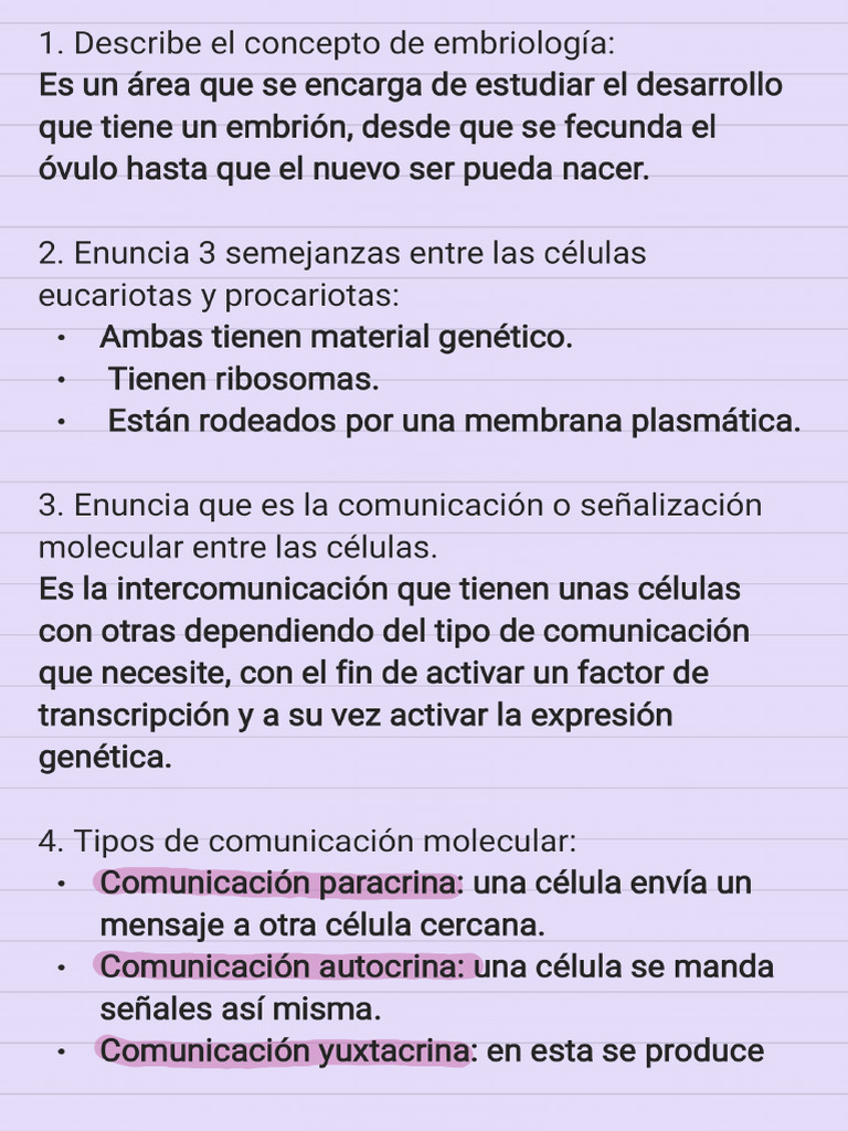 Guía final de embrio | PDF