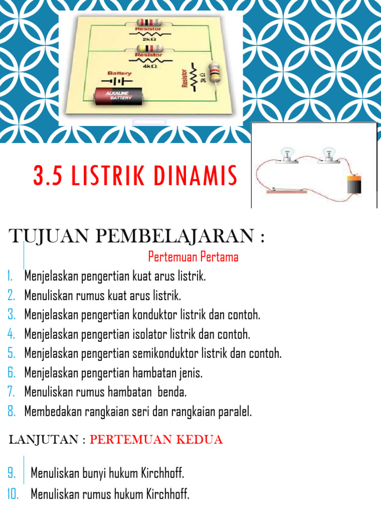 3.5 Listrik Dinamis | PDF