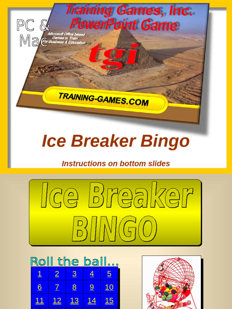 Ice Breaker Bingo Game A | PDF