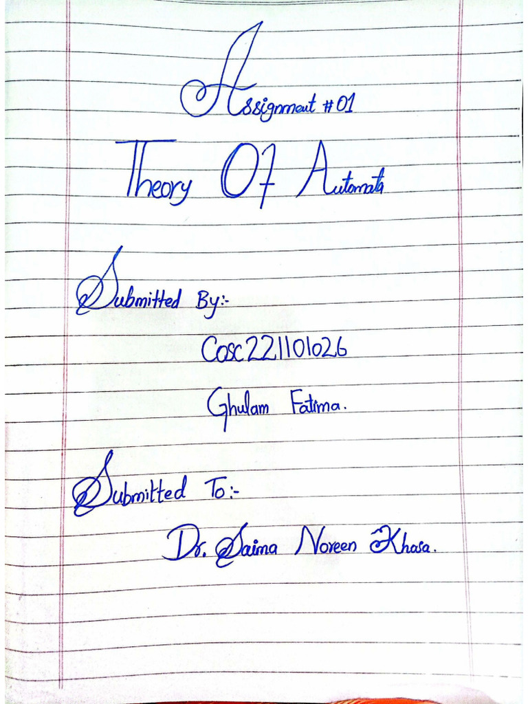 Cosc221101026 (Automata) | PDF