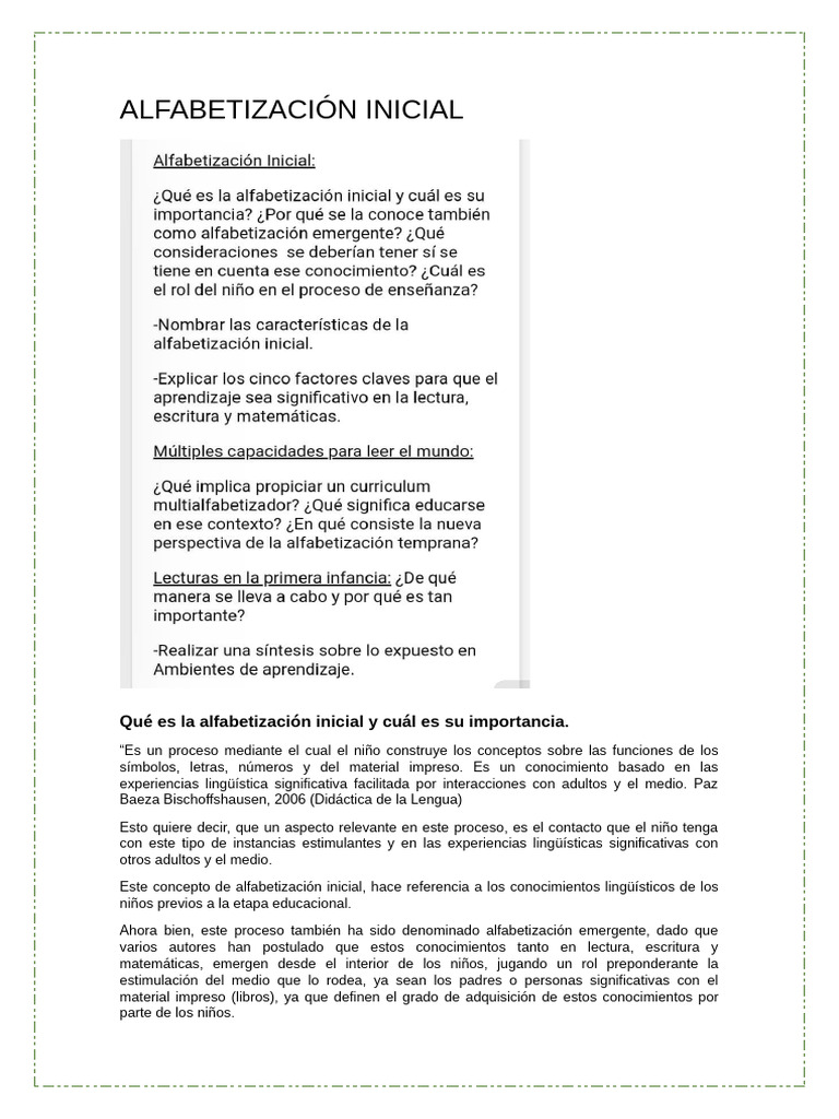 Alfabetización Inicial | PDF | Literatura | Plan de estudios