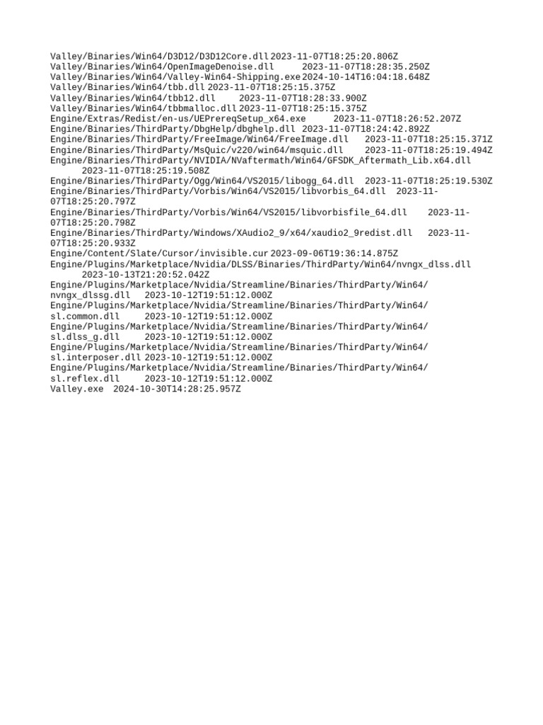 Manifest_NonUFSFiles_Win64 | PDF