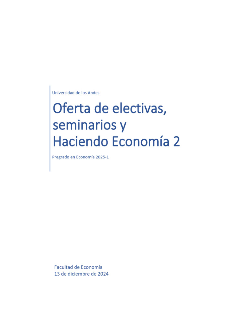 2025-1-Electivas-seminarios-economicos-y-HE2 | PDF | marxismo | Agricultura