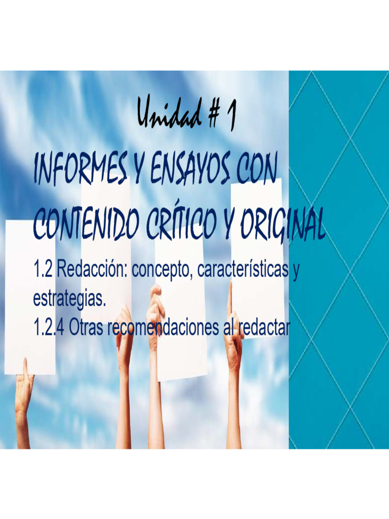 Estrategias para Redacción Clara y Concisa | PDF | Oración (Lingüística ...