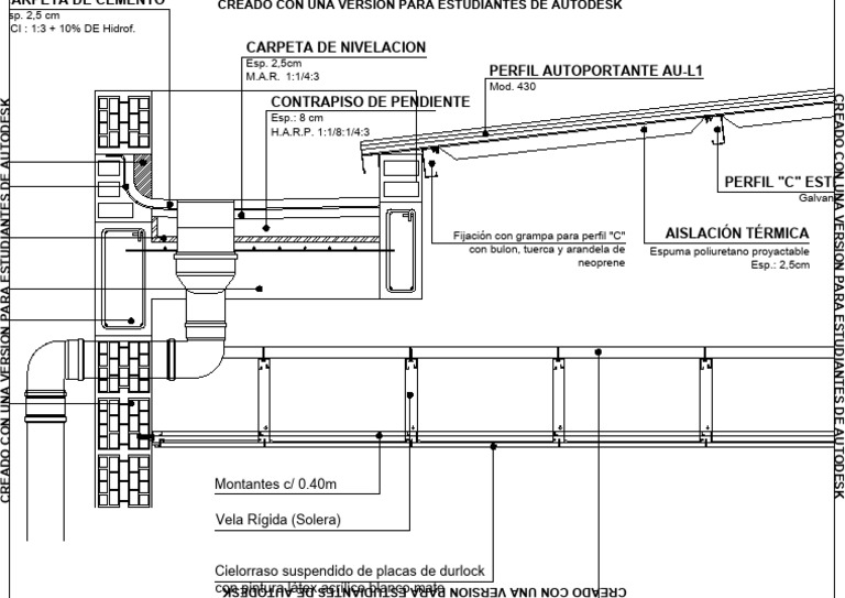 Contrapiso de Pendiente y Aislación | PDF