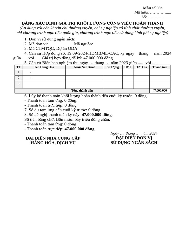 5. Mẫu 08A | PDF