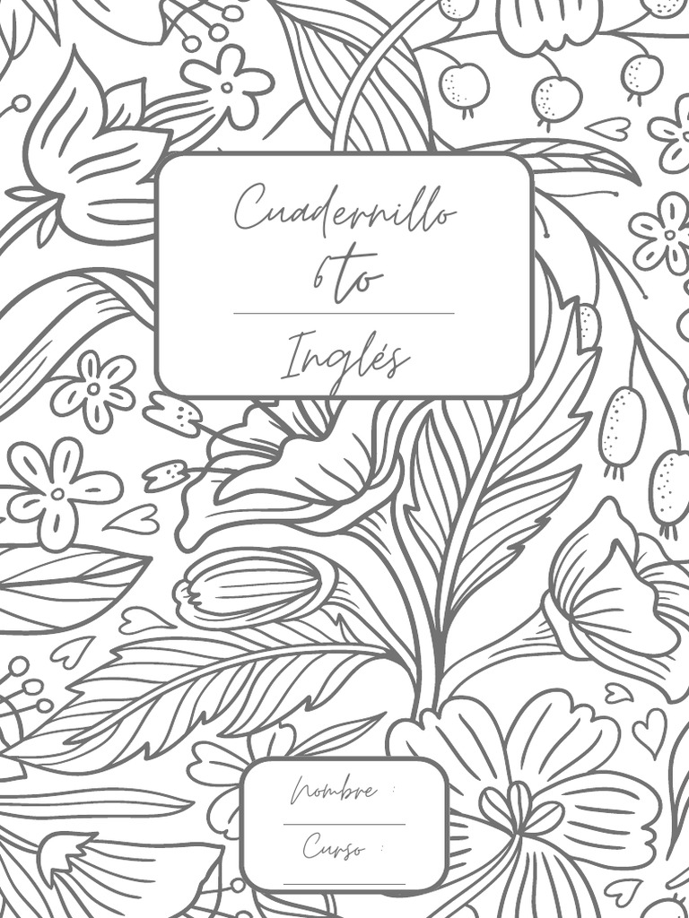 Cuadernillo 6to Inglés 2025 | PDF