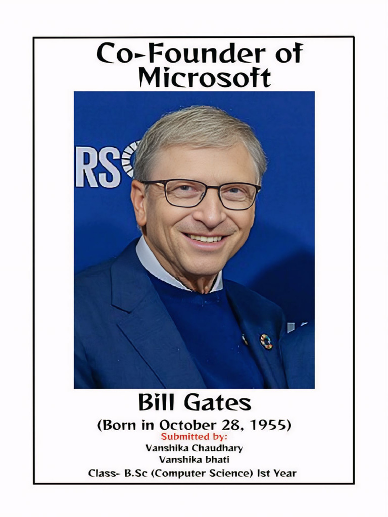 Co-Founder of Microsoft | PDF