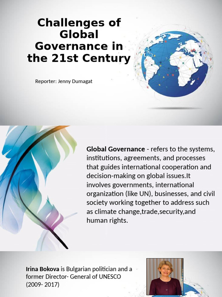 Challenges in 21st Century Global Governance | PDF | Globalization ...