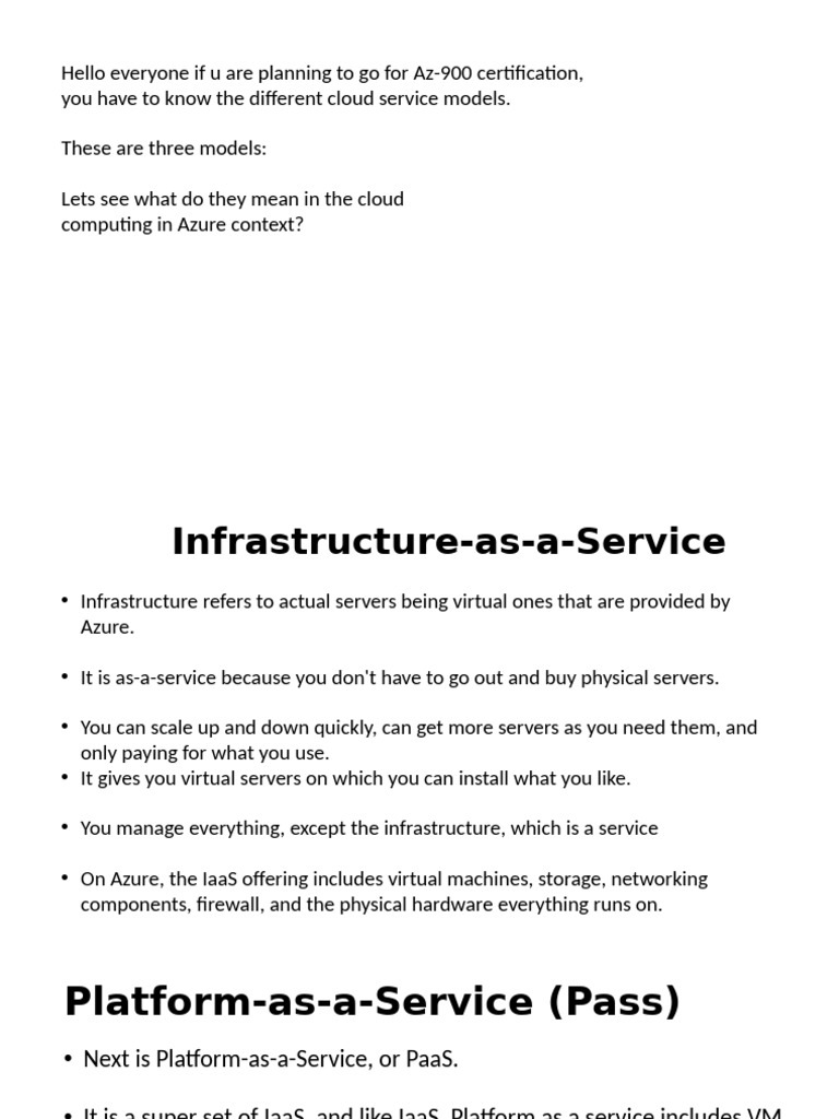 Cloud Services Raw - PPTM | PDF | Platform As A Service | Cloud Computing