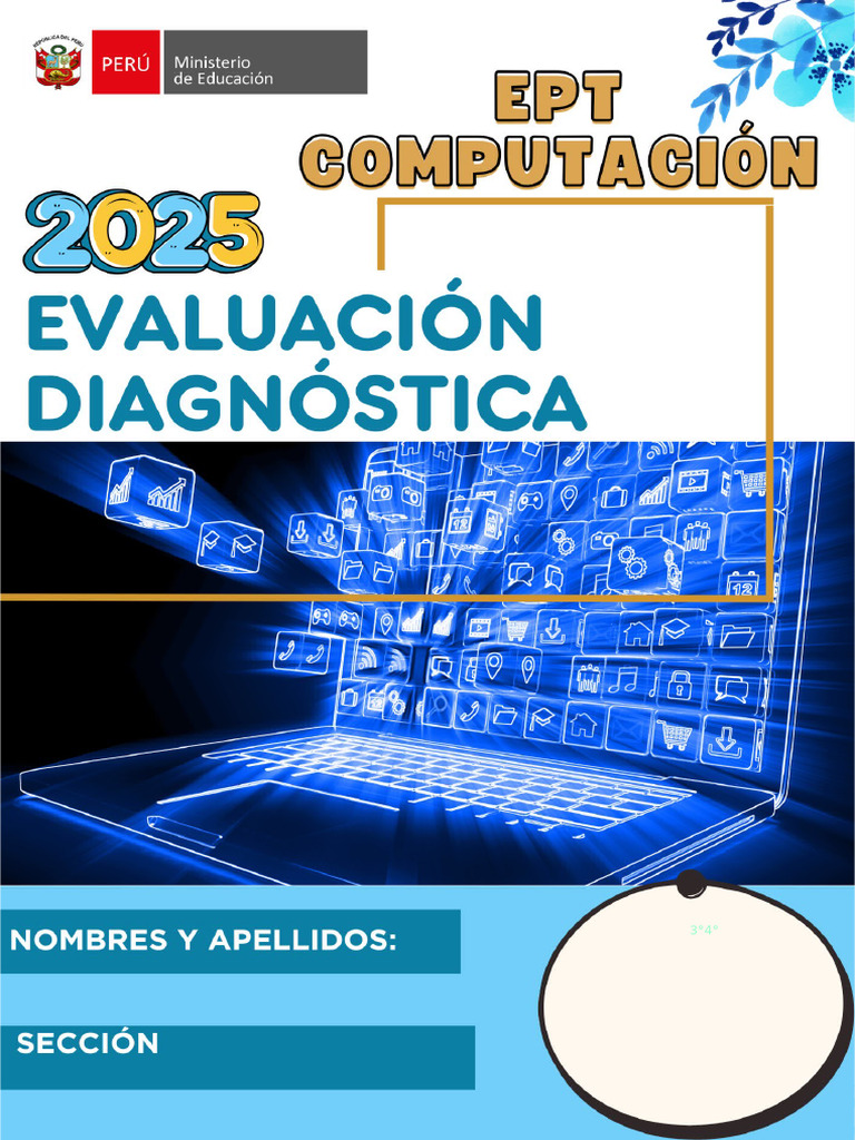 3º 4º Vii Prueba Diagnóstica Ept Computacion- 2025 | PDF | Microsoft PowerPoint | Microsoft Excel