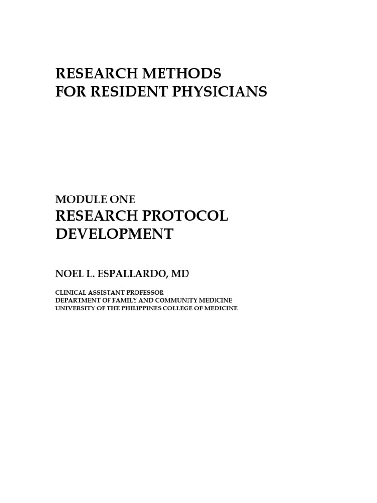 Research Protocol Development | PDF | Sampling (Statistics) | Cohort Study