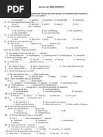 English Grammar Practice Tests Levels A1B2 | PDF | Verb | Grammatical Tense