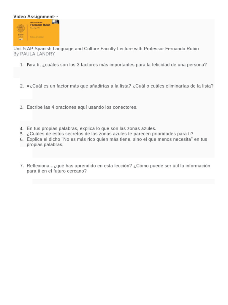En+Busca+de+La+Felicidad.+Vida+Contemporanea+Unidad+5 | PDF