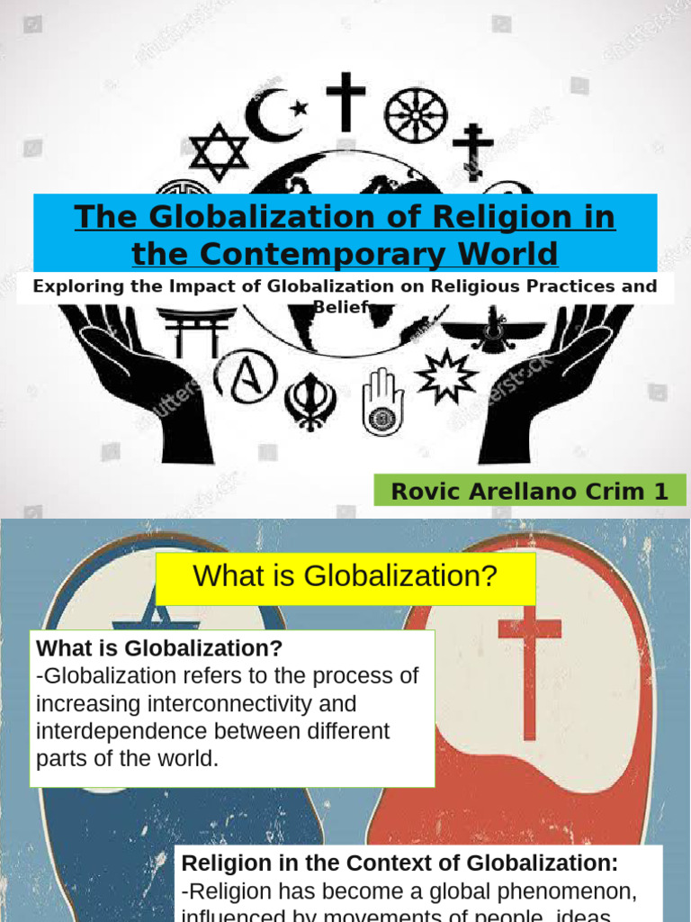 Lesson 6 - Globalization of Religion | PDF | Globalization | Missionary