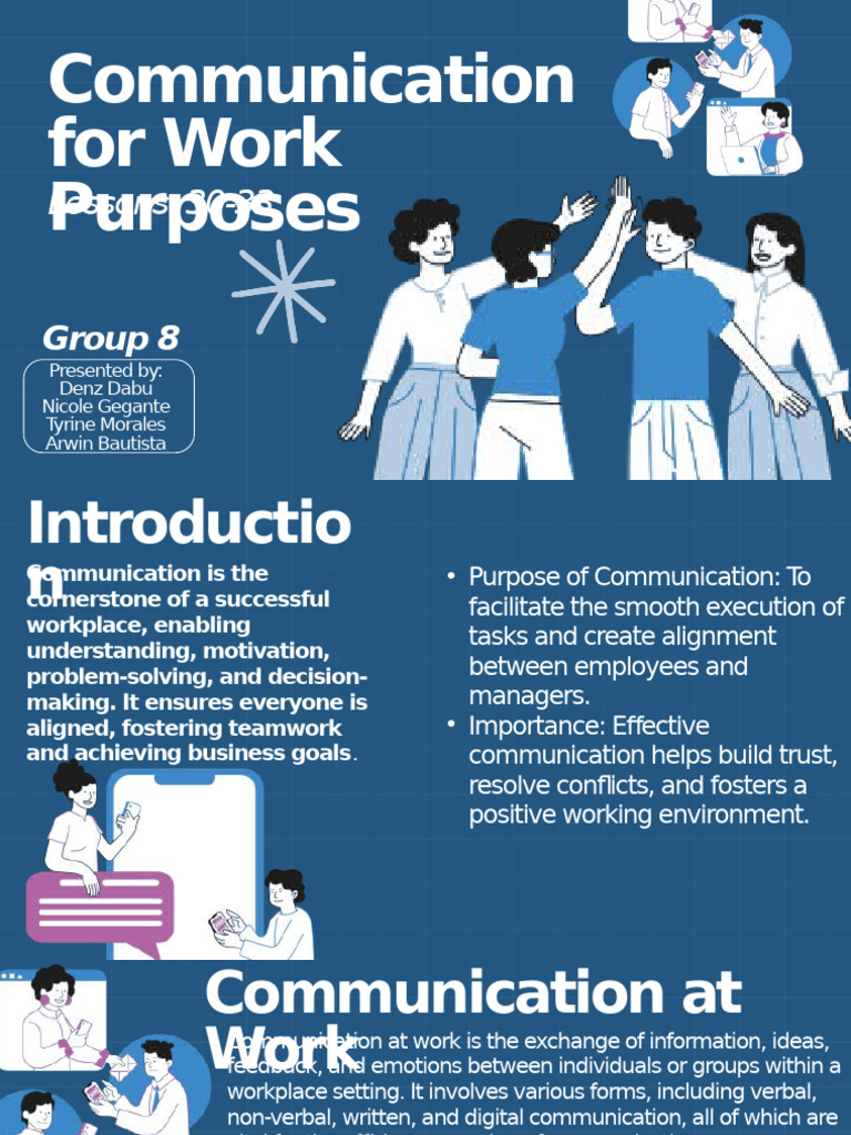 Copy of Communication for Working Purposes | PDF | Communication ...