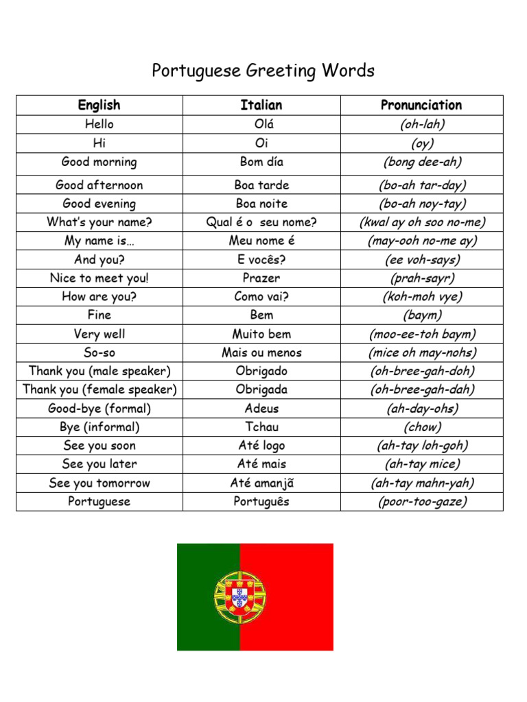 Portuguese_greetings_note | PDF