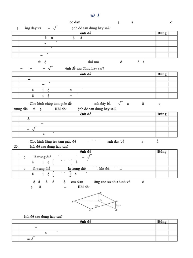 S Abcd Abcd SA SA a AB SB Sb Abcd Sc Abcd Sc Sab Abcd: Mệnh đề Đúng Sai ...