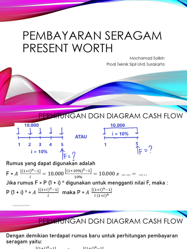 5 Uniform Payment Present Value | PDF