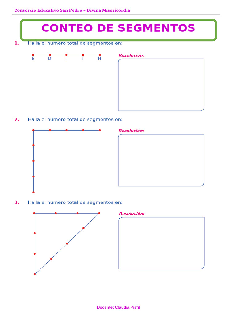 Ejercicios-de-Conteo-de-Segmentos-para-Sexto-Grado-de-Primaria (1) | PDF