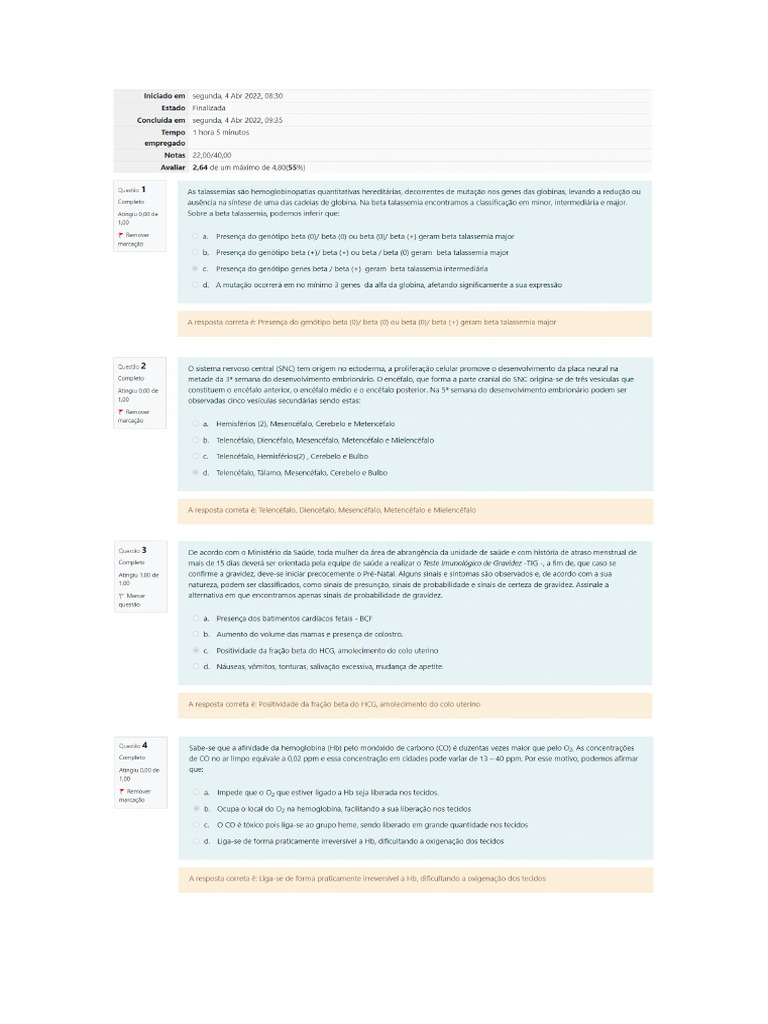 Prova Modulo Tutorial - Assinala 2P 1bi | PDF