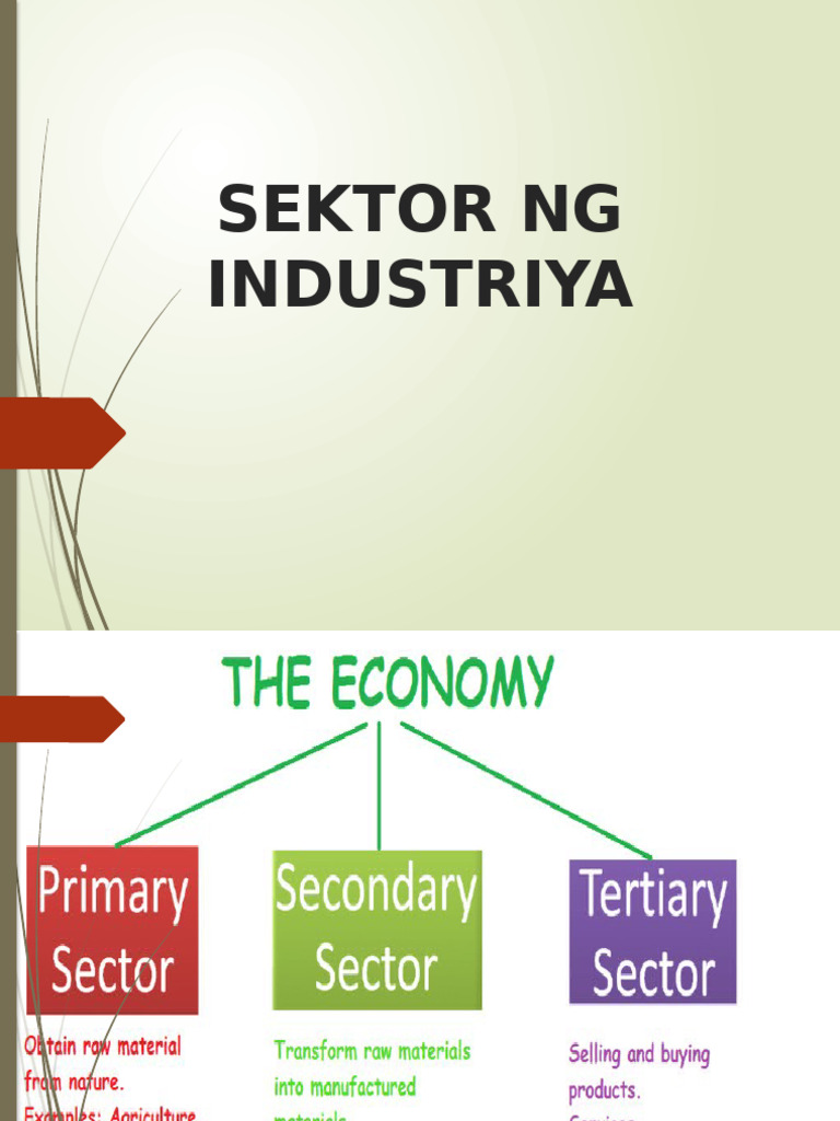 Sektor NG Industriya | PDF