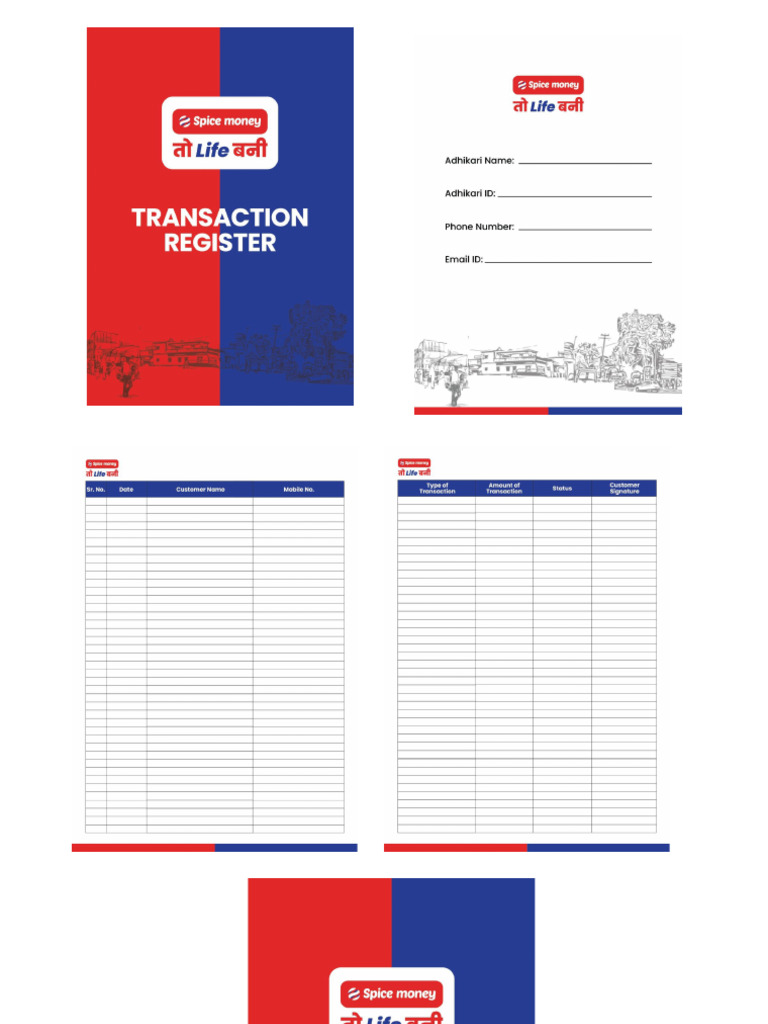 Transcation Register1 | PDF