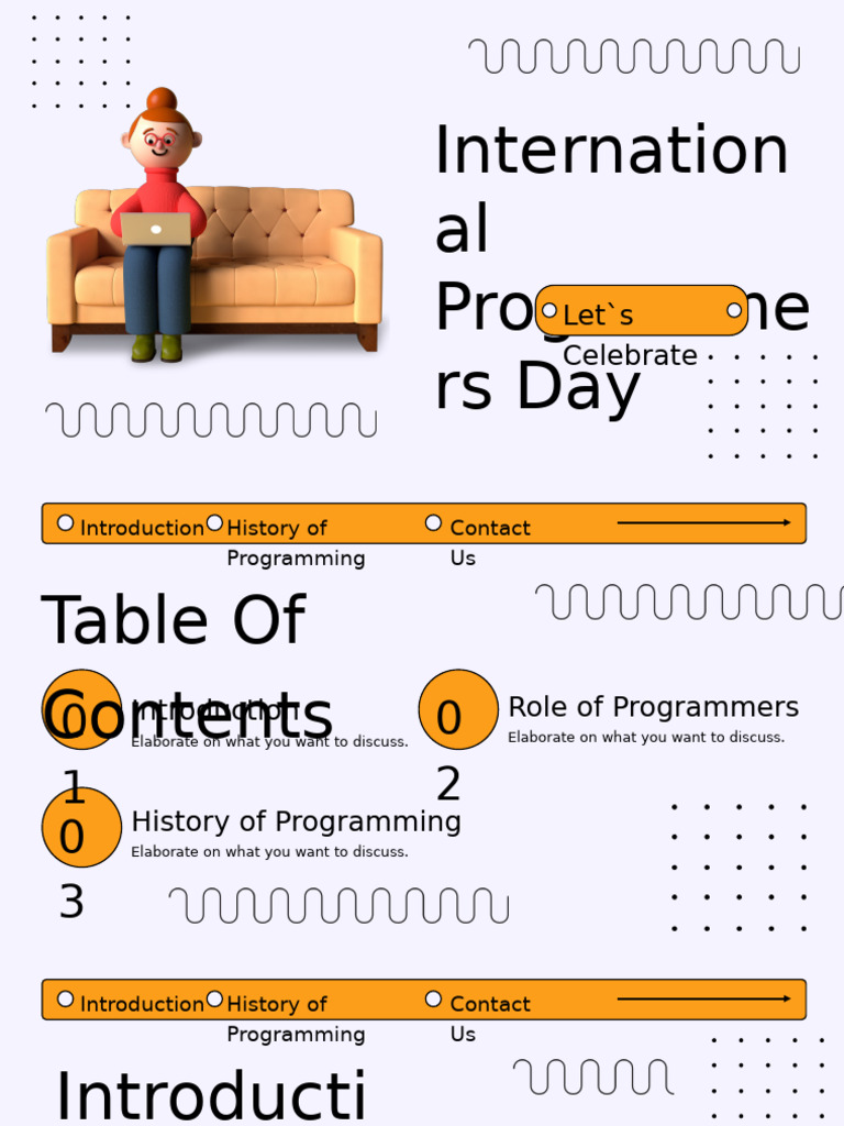 International Programmers Day Presentation | PDF | Computer Programming ...
