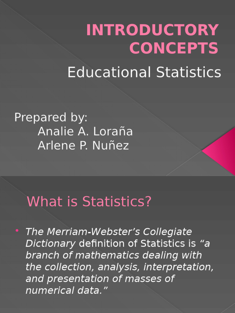 Introductory Concepts | PDF | Sampling (Statistics) | Level Of Measurement