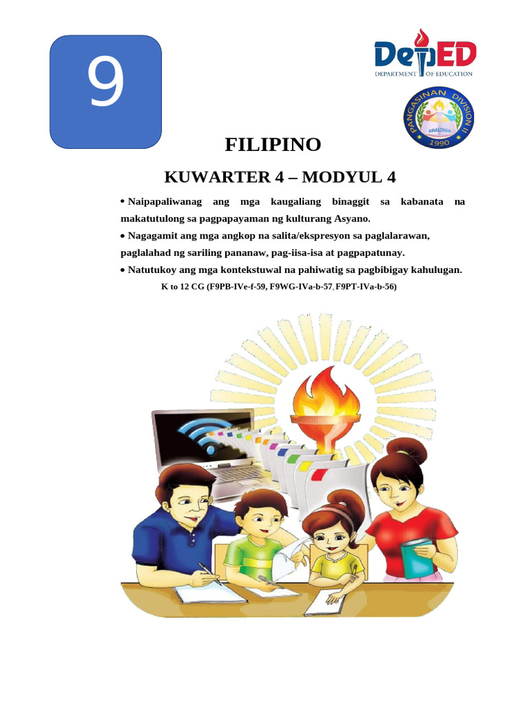 Filipino9 Q4 M4 | PDF