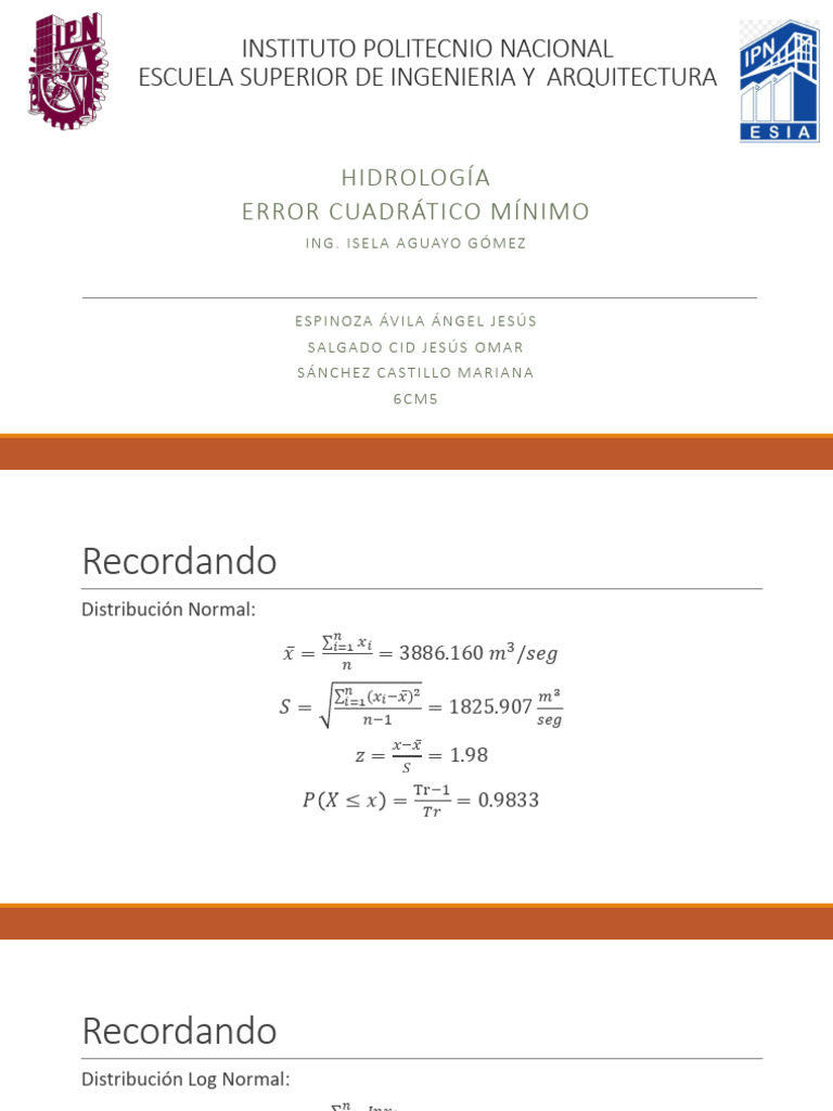 Error Cuadratico | PDF | Teoría estadística | Teoría de probabilidad